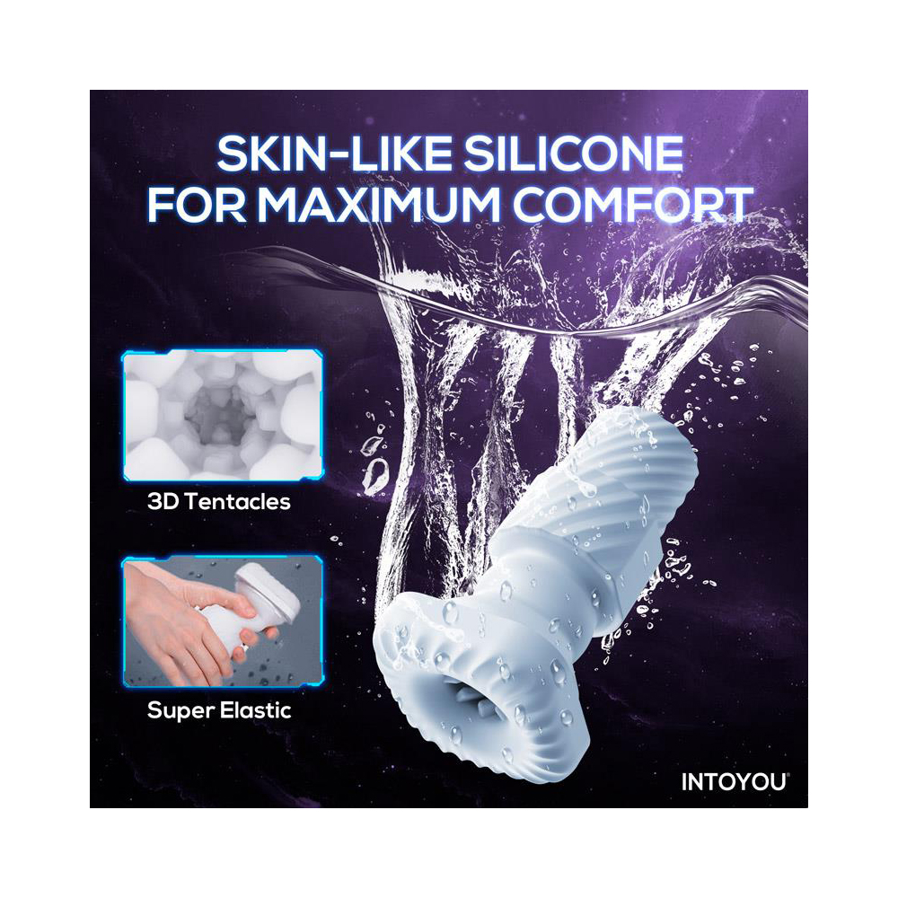 INTOYOU ELON MASTURBADOR INTELIGENTE FUNCIÓN UP AND DOWN, CALOR, VIBRACIÓN Y SOPORTE PARA MOVIL ...