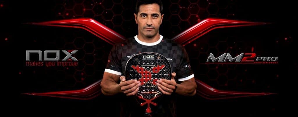 Pala de Pádel Nox MM2 PRO by Manu Martín + 1 Gymsack Nox + 1 Protector ...