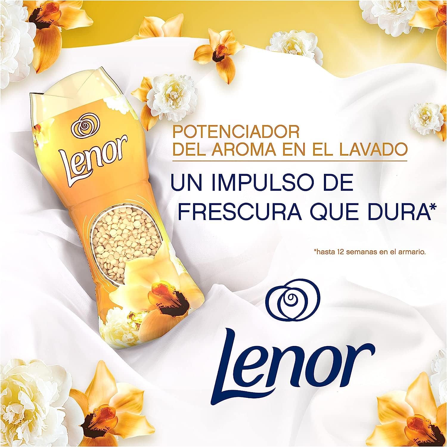 Lenor Classics Orquidea Dorada - Perlas Lavadora Perfumadas 93 Lavados ...