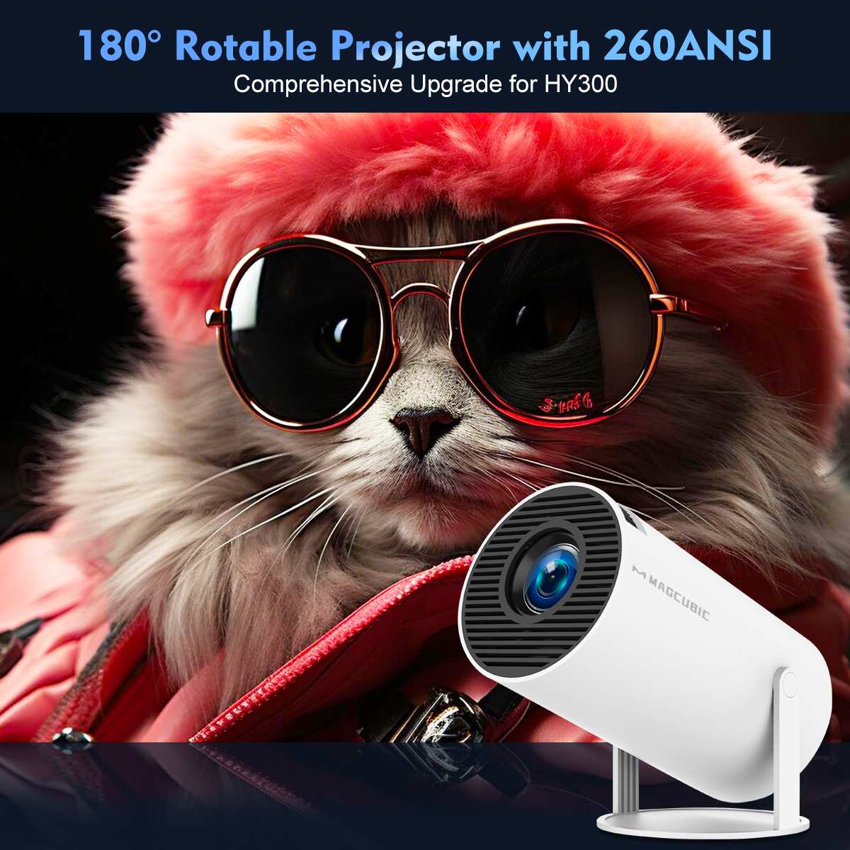 Proyector Android 11 4K Wifi Doble Resolución 1280*720P | Miravia