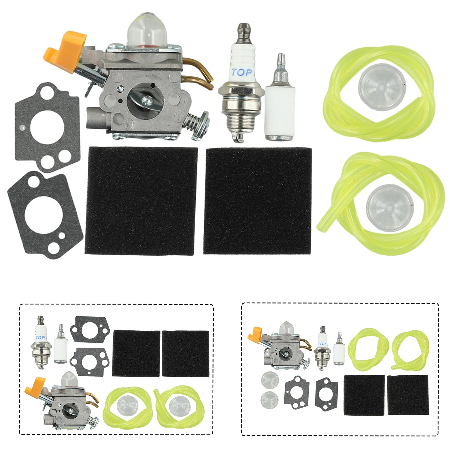 Kit de carburador para RUIXING HR142R-30K-00-08, para Homelite, para ...