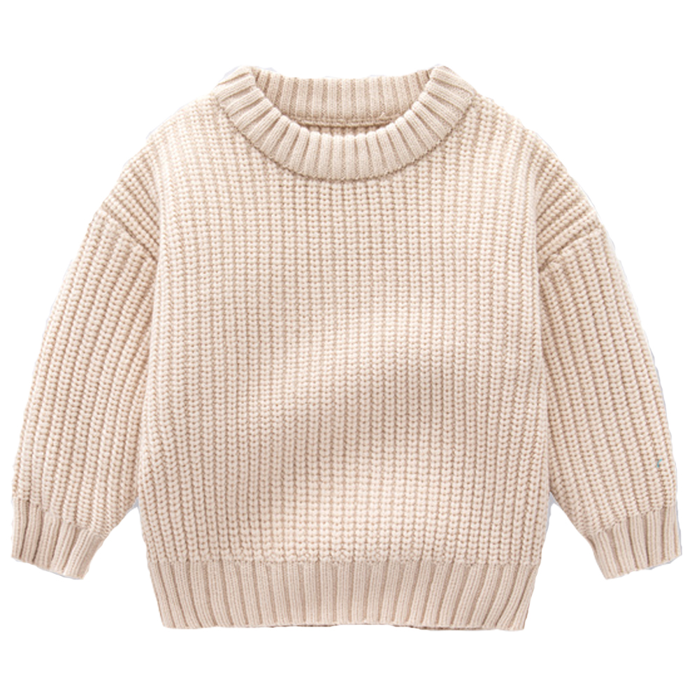 Suéter de punto para bebé, niño y niña, Jersey cálido de manga larga ...