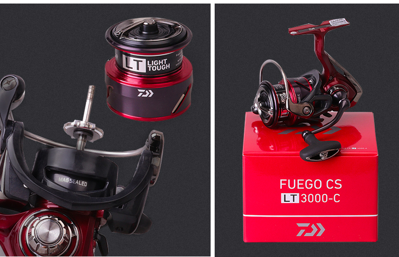DAIWA-carrete de pesca giratorio FUEGO CS LT, Zaion V, Rotor de aire ...