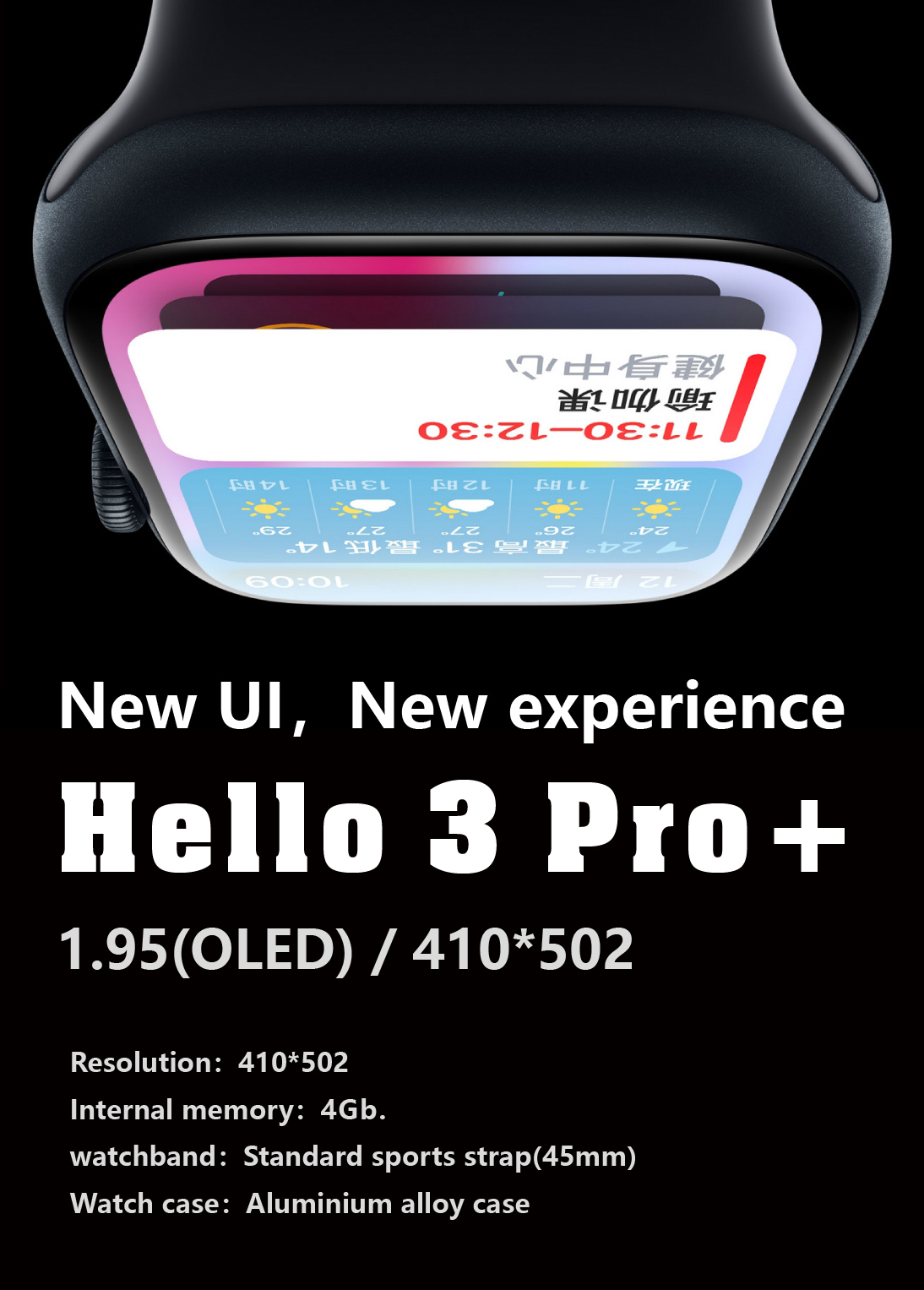 Hello Watch 3 Pro Plus-reloj inteligente para hombre y mujer, pulsera ...