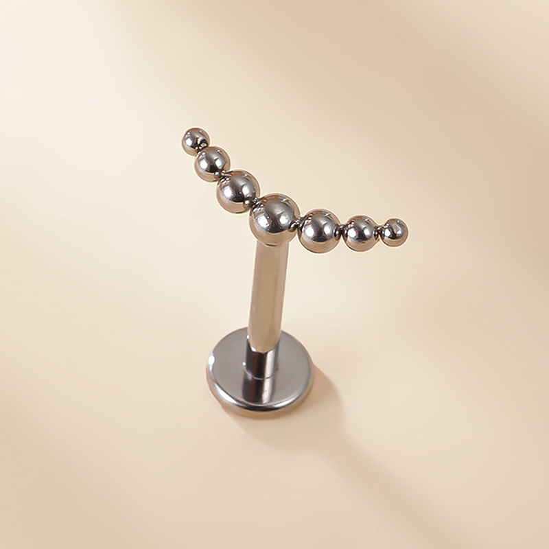 Pendientes de titanio G23 para cartílago, Piercing para labio, Labret ...