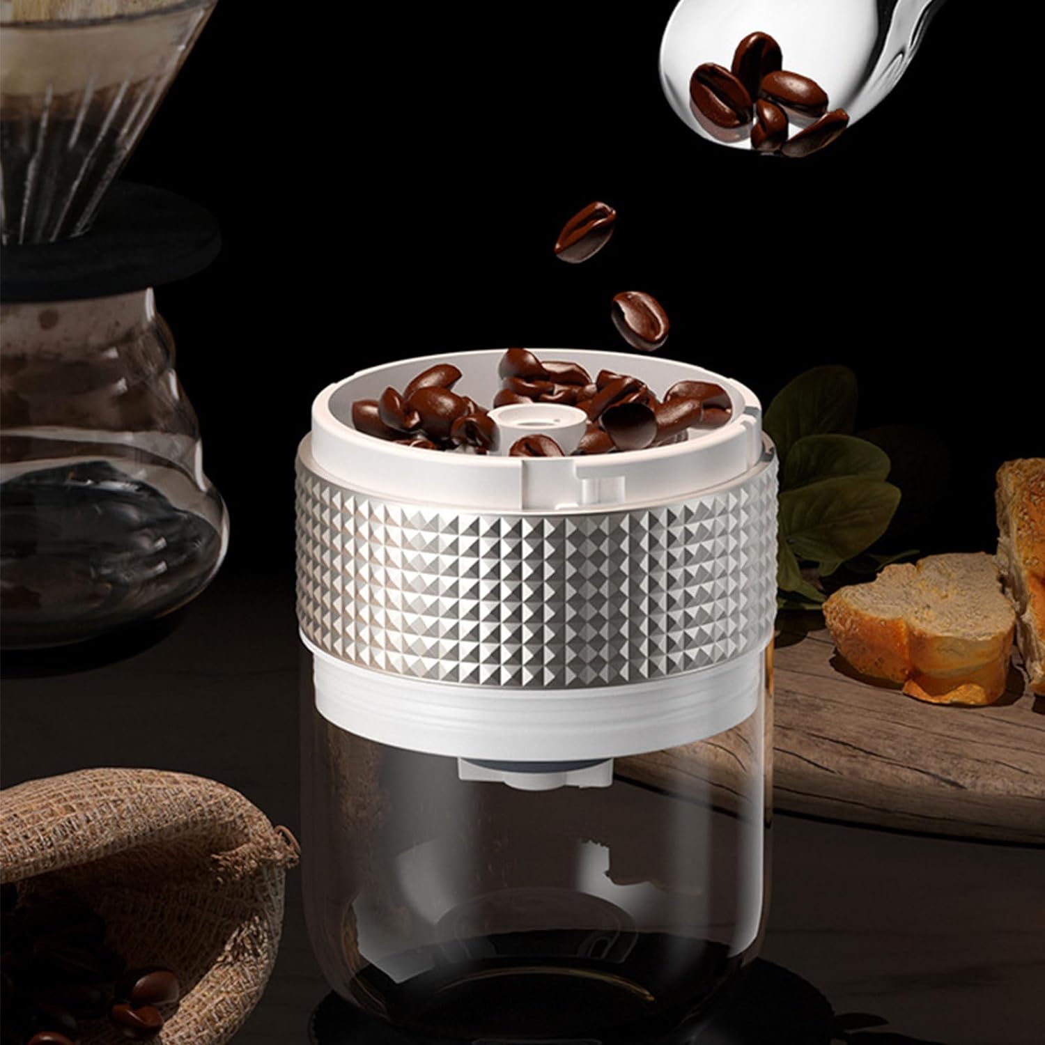 Muele Café Automático Eficiente Inalámbrico, Recargable, Anti-Niebla ...