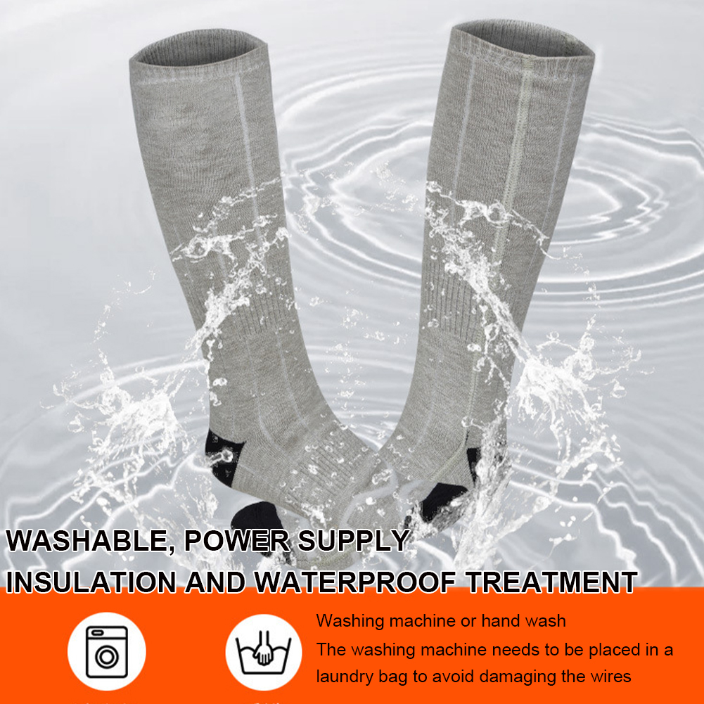 Calcetines térmicos eléctricos para hombre y mujer, calcetín térmico ...