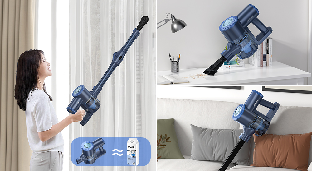 PrettyCare-aspiradora inalámbrica W400, aspirador de pie automático ...