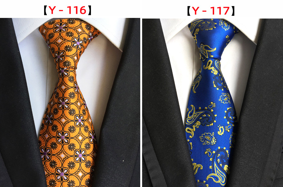 Corbata de Jacquard a cuadros para hombres, corbatas formales de boda ...