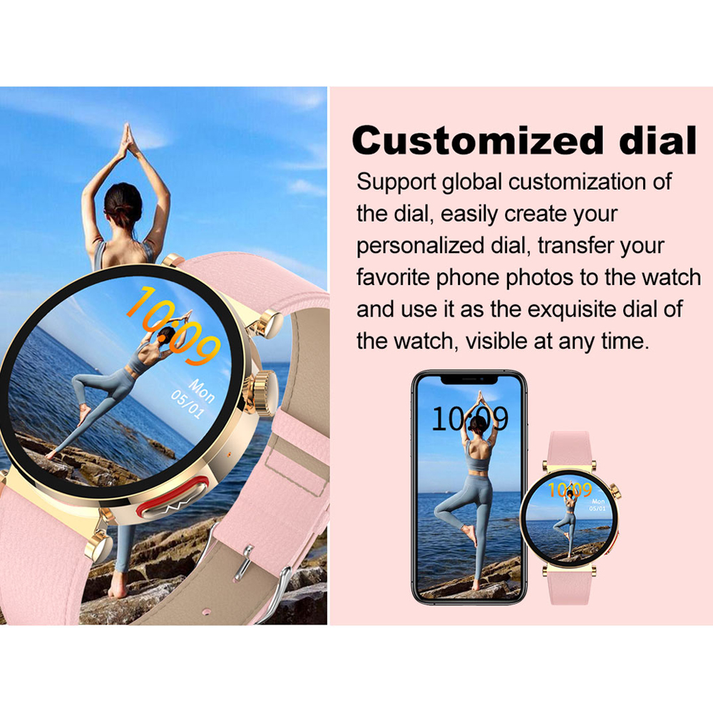 Smart watch ET490, Bluetooth device, SOS emergency call, heart rate ...