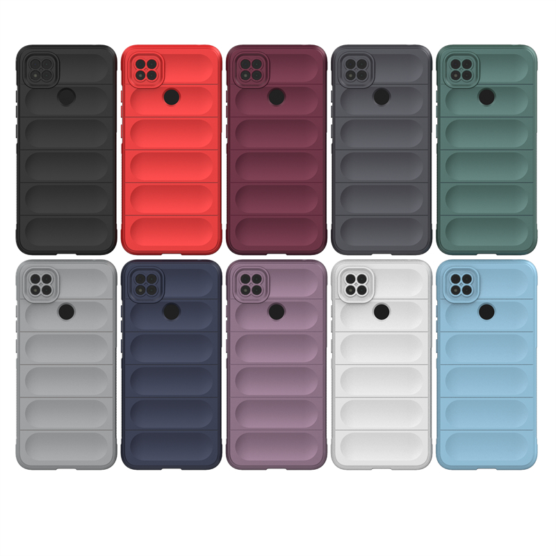 Shockproof Phone Case For Xiaomi Redmi 9C Case Anti-knock Silicone Full ...