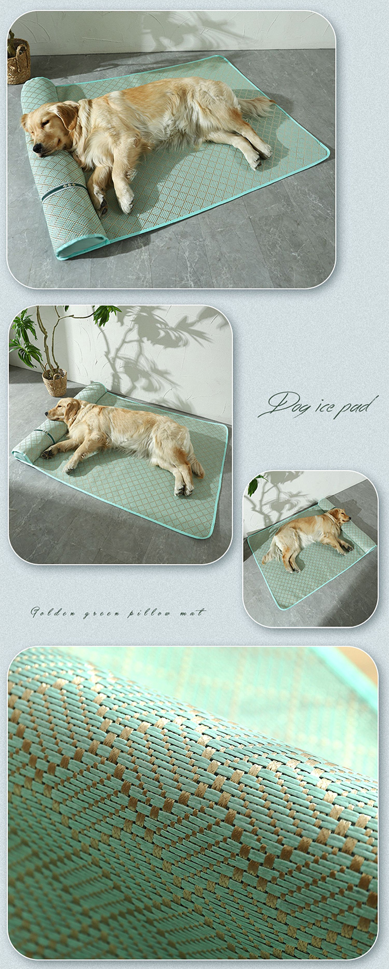 Cama fresca de verano para perros, Con almohada, camas y muebles ...