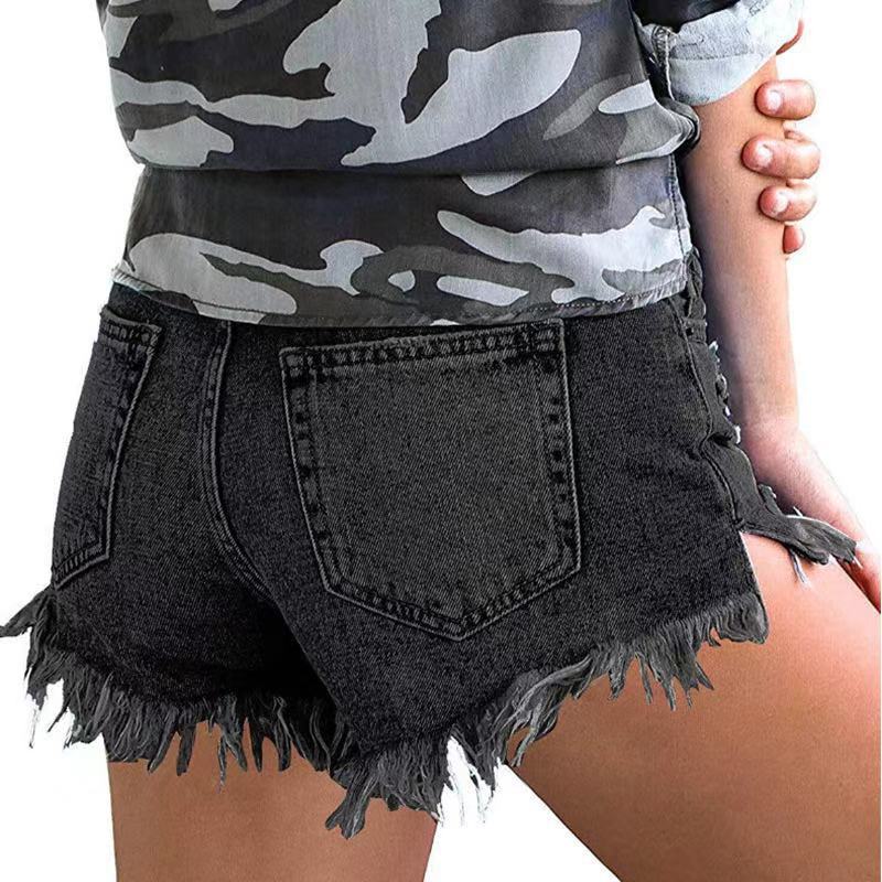 Pantalones cortos de verano para mujer, pantalones rectos de algodón ...